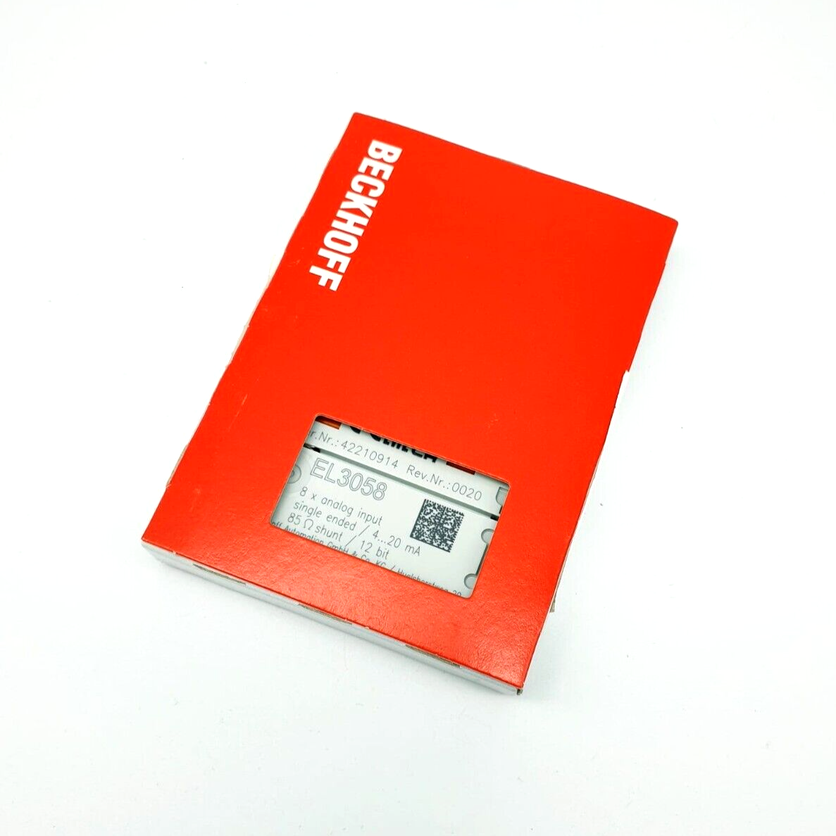 Beckhoff EL3058 EtherCAT-Klemme, 8-Kanal-Analog-Eingang, Strom, 4…20 m ...