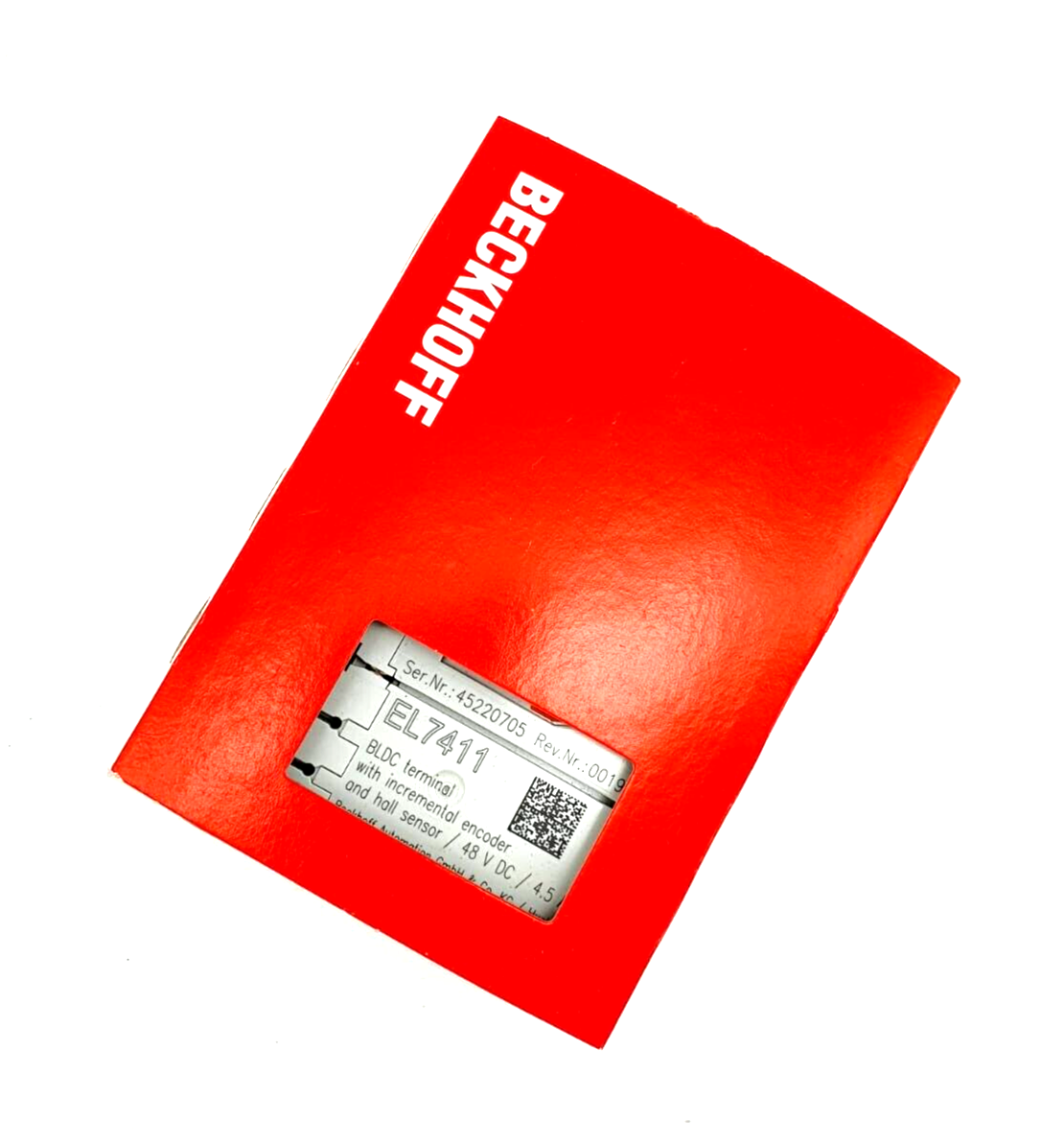 Beckhoff EL7411 EtherCat-Klemme, 1-Kanal-Motion-Interface, BLDC-Motor ...