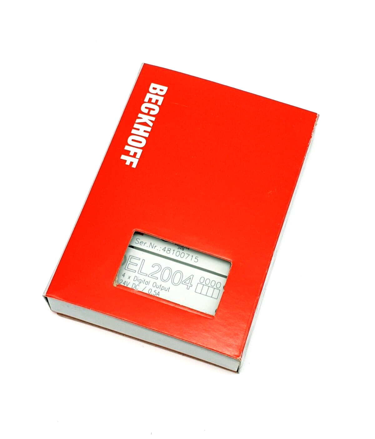 Beckhoff EL2004 EtherCAT-Klemme 4-Kanal-Digital-Ausgang 24 V DC 0,5 A ...